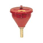 Johnston Companies | Justrite 08207 Large Drum Funnel, Galvanized, For ...